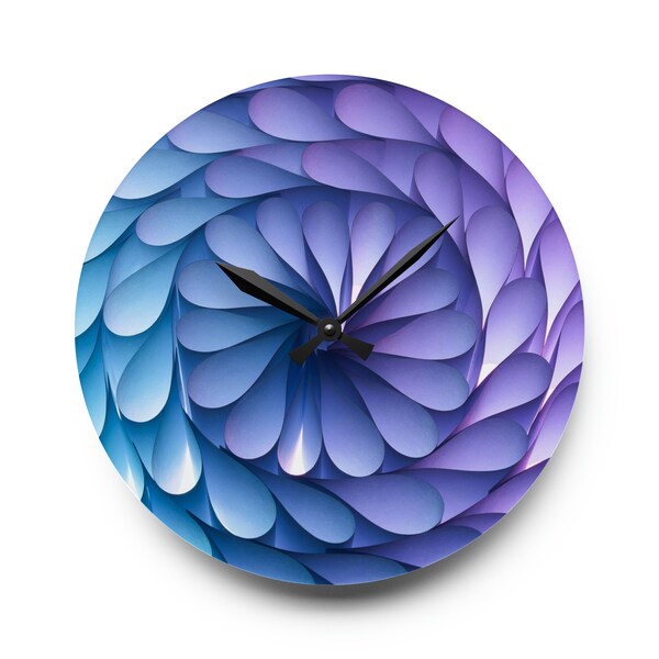 Acrylic Clock - Etsy