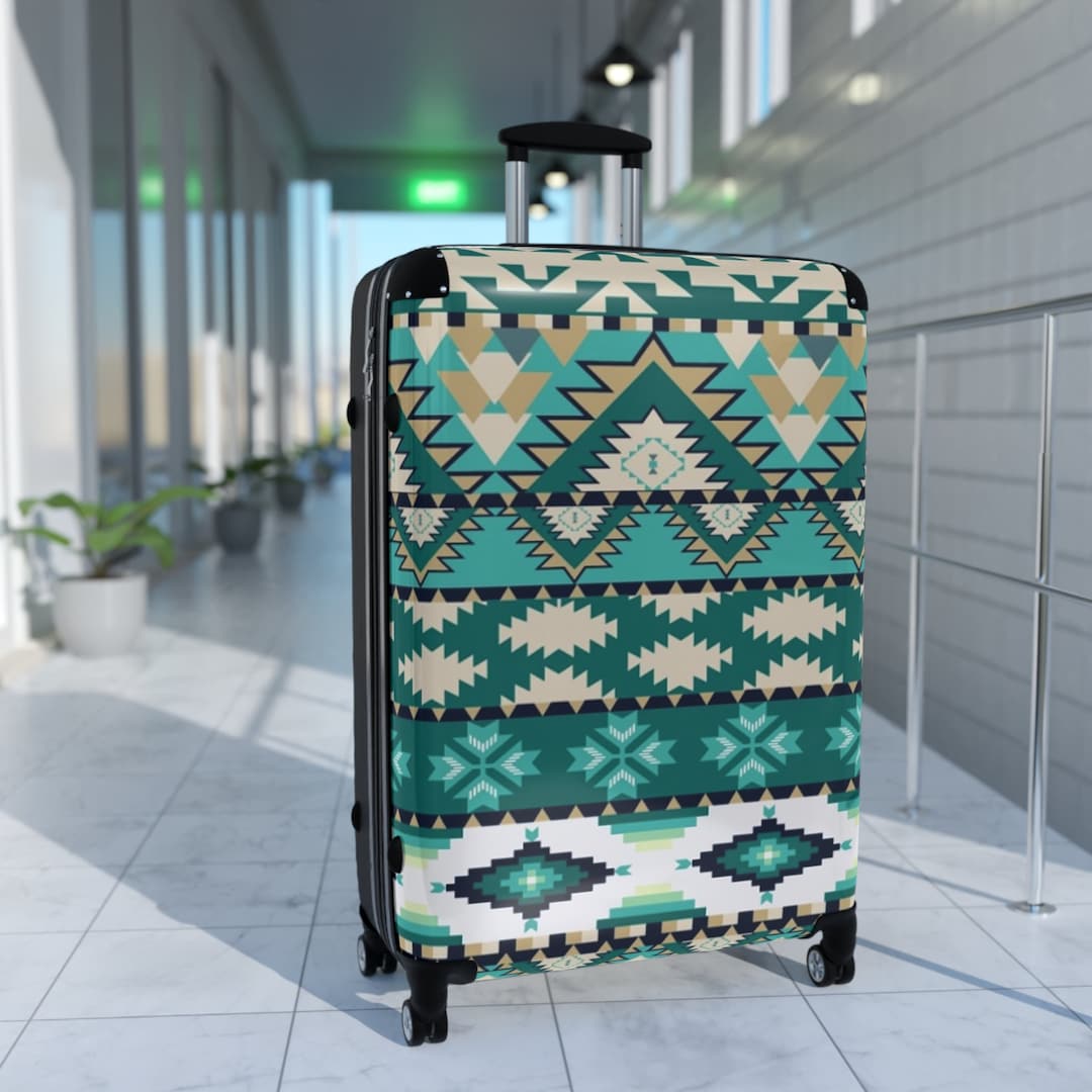 Aztec, Southwestern, Navajo, Native American, Western Suitcase/luggage ...