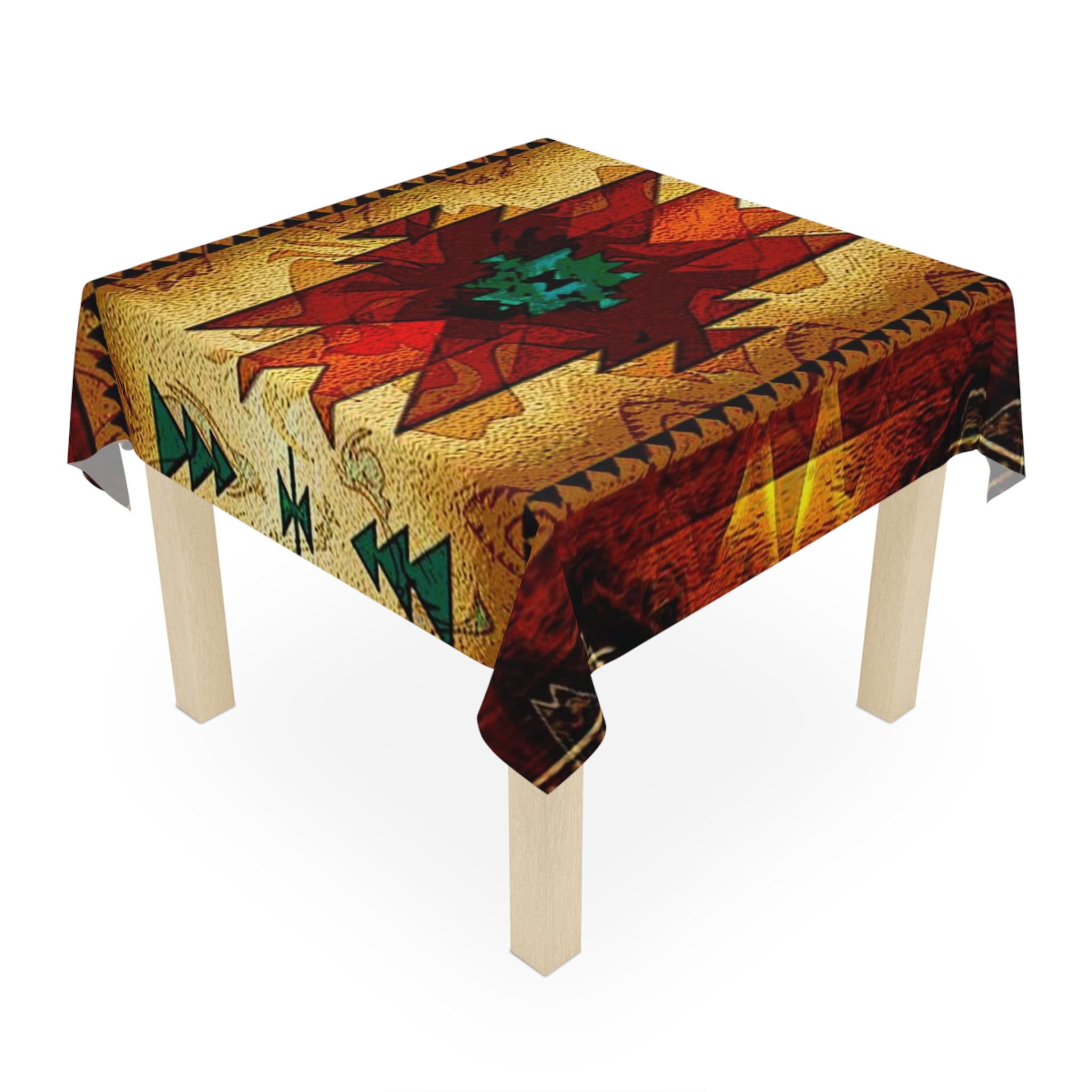 Navajo, Aztec, Southwestern, Native American, Western, Cabin Tablecloth ...