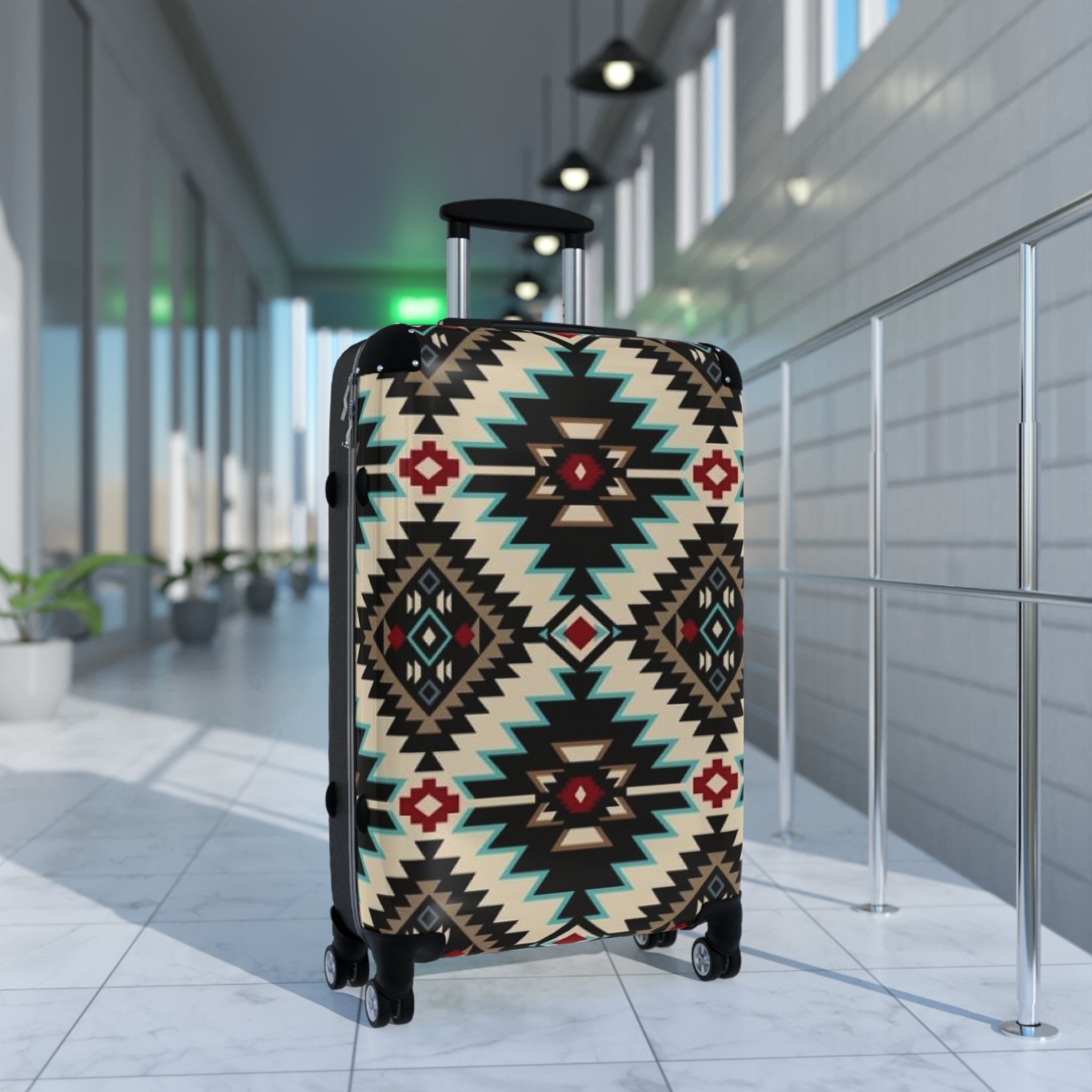Southwestern, Navajo, Native American, Western Aztec Suitcase/luggage ...