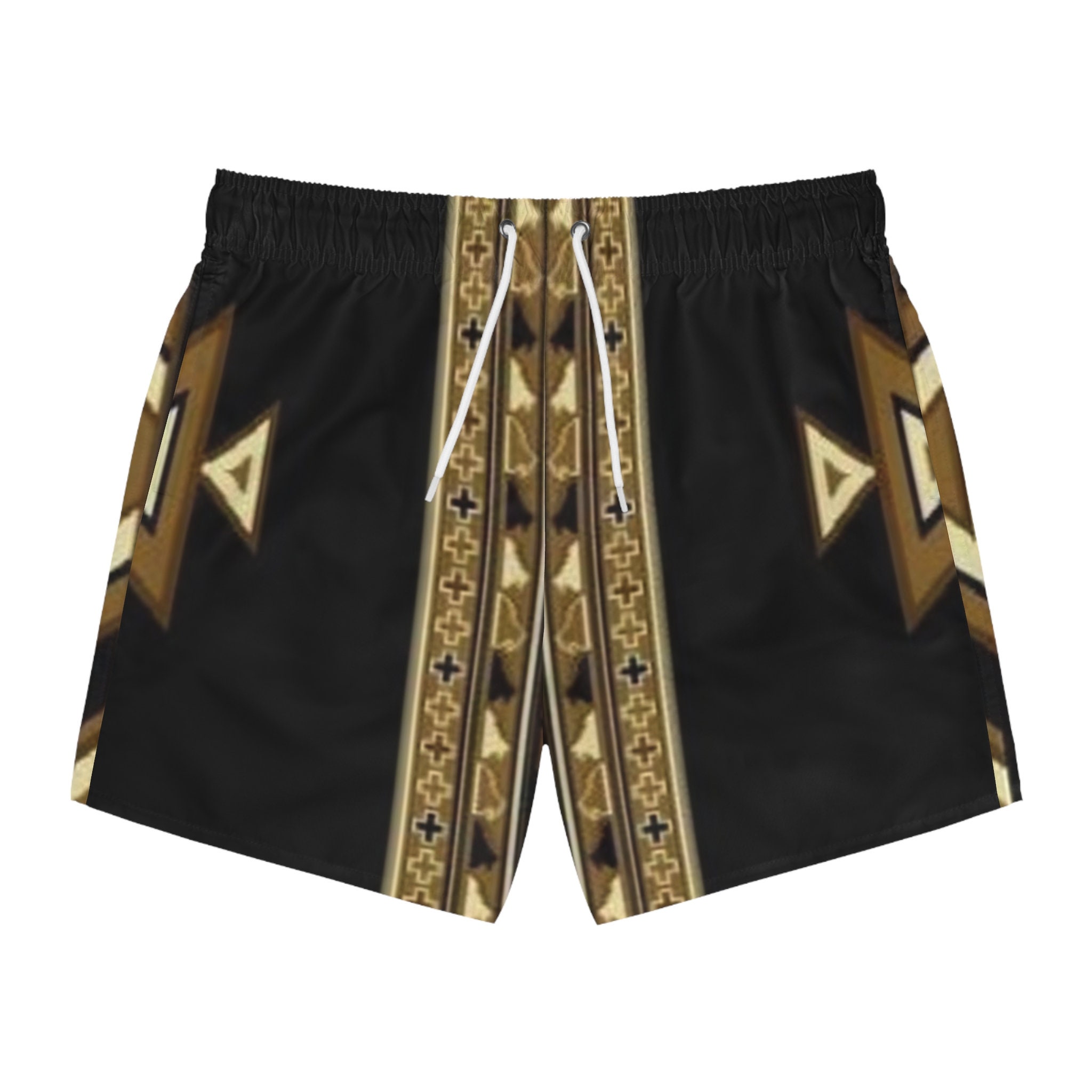 Men's Southwestern Navajo Tribal Aztec Western Native American Swim ...