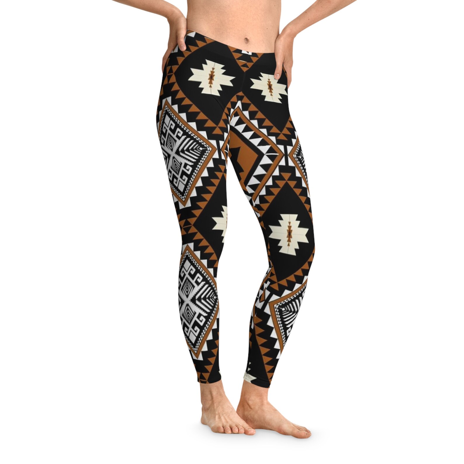 Southwestern Aztec Navajo Western Native American Tribal Stretchy ...