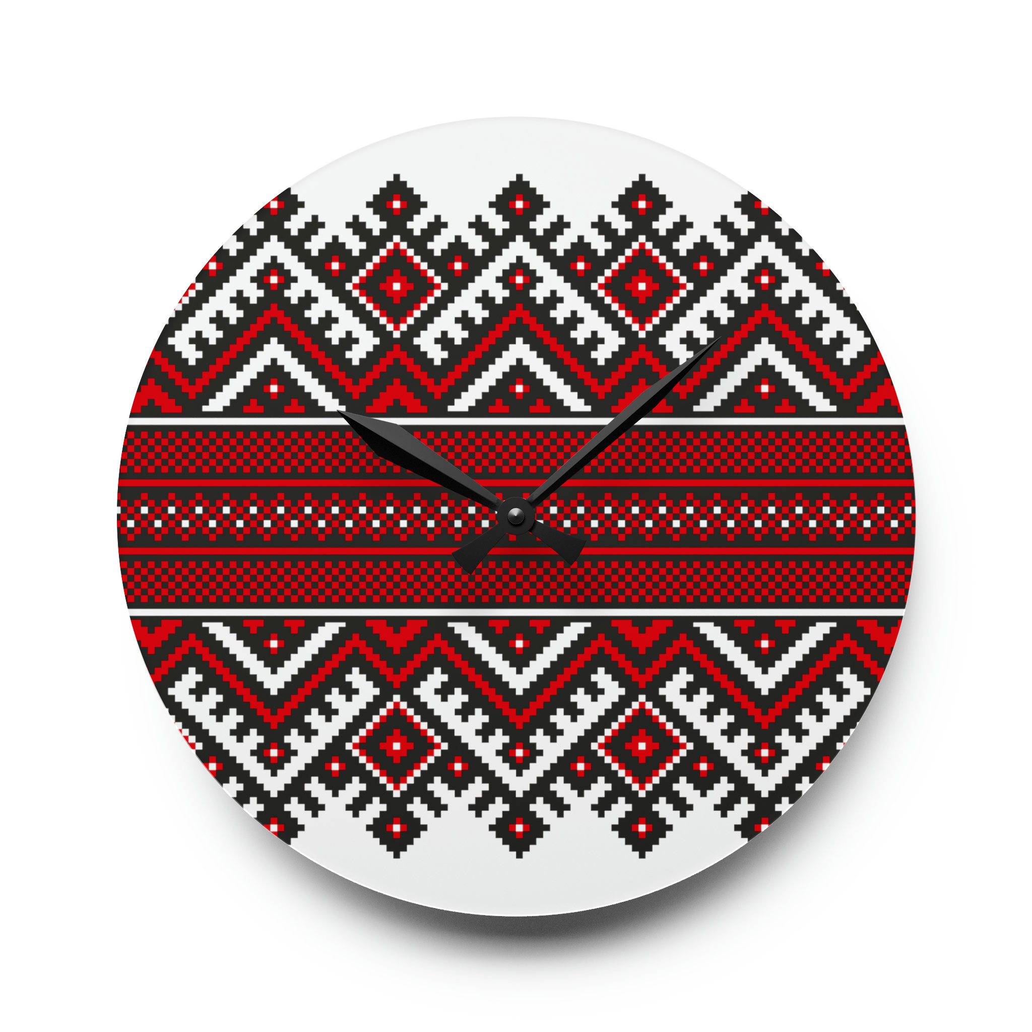 Southwestern Wall Clock/aztec Design/wall - Etsy