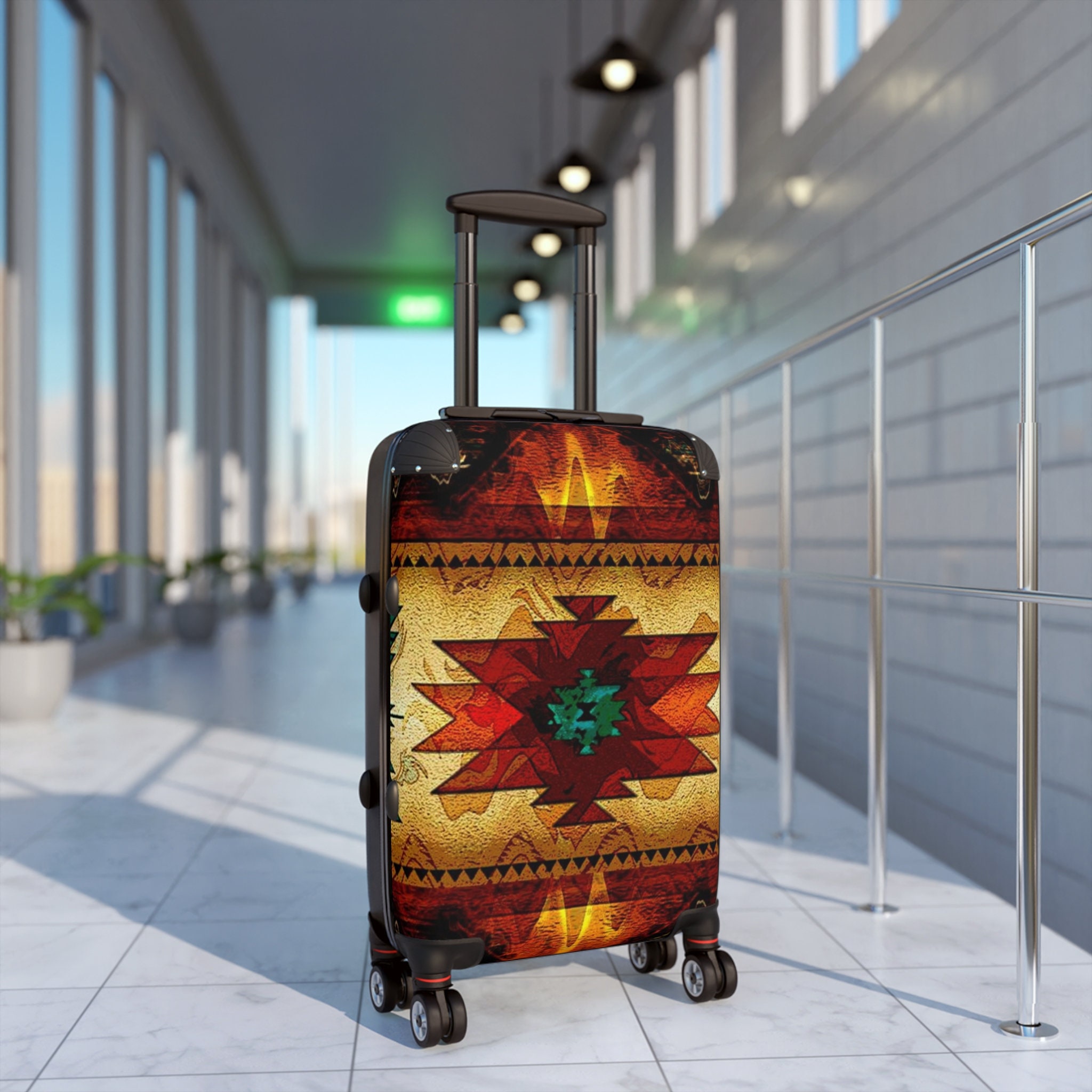 Western Suitcases Aztec Luggage Southwestern Navajo Travel Accessories ...