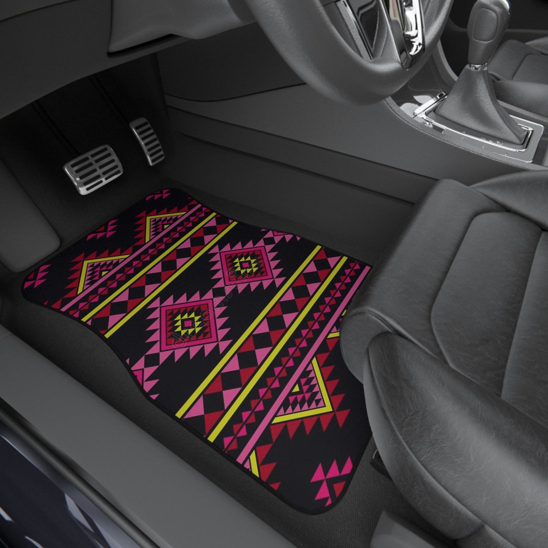 Western, Southwestern, Navajo, Aztec, Native American, Vehicle Mats 2 ...