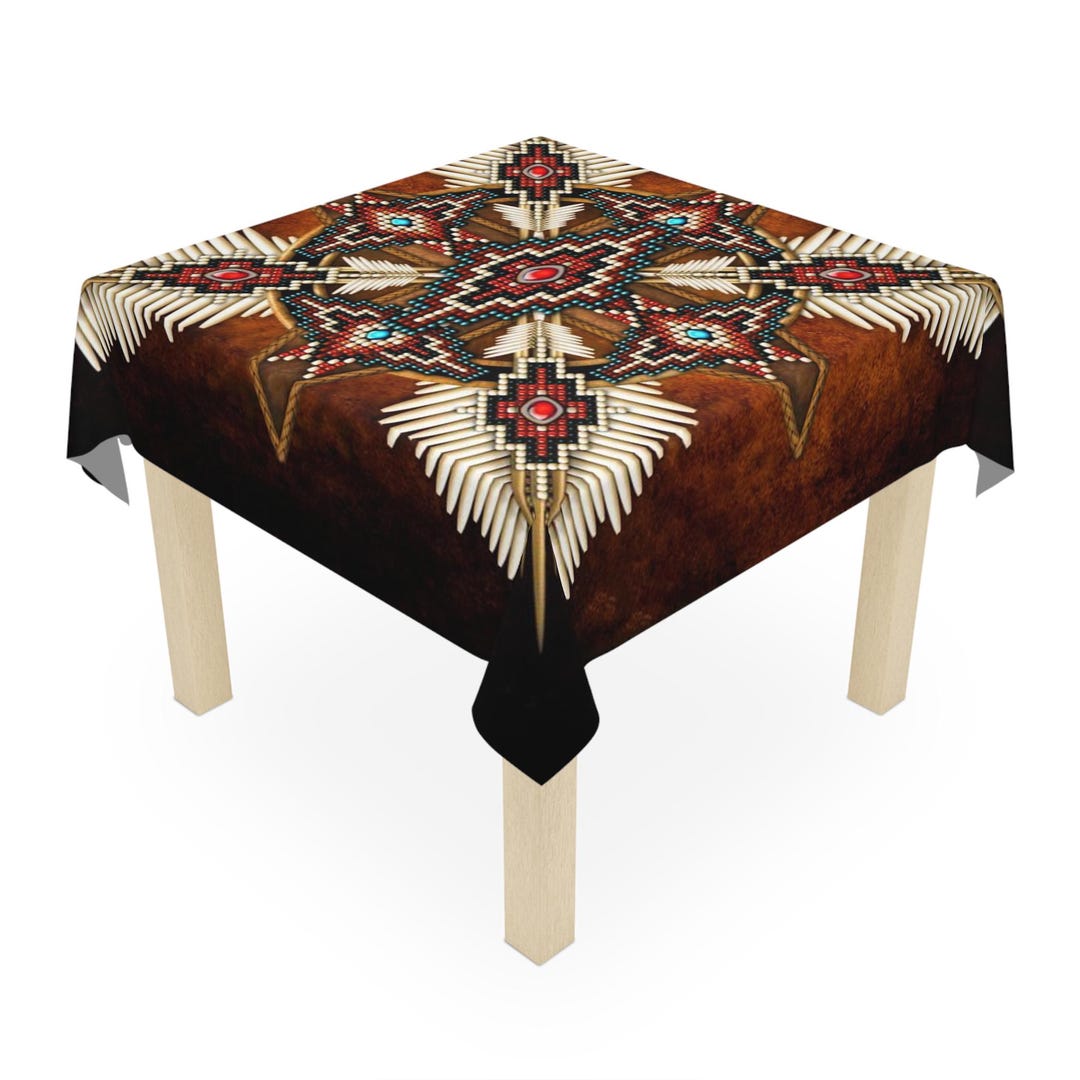 Beautiful Native American Tablecloth Navajo Cover Table Settings Decor ...