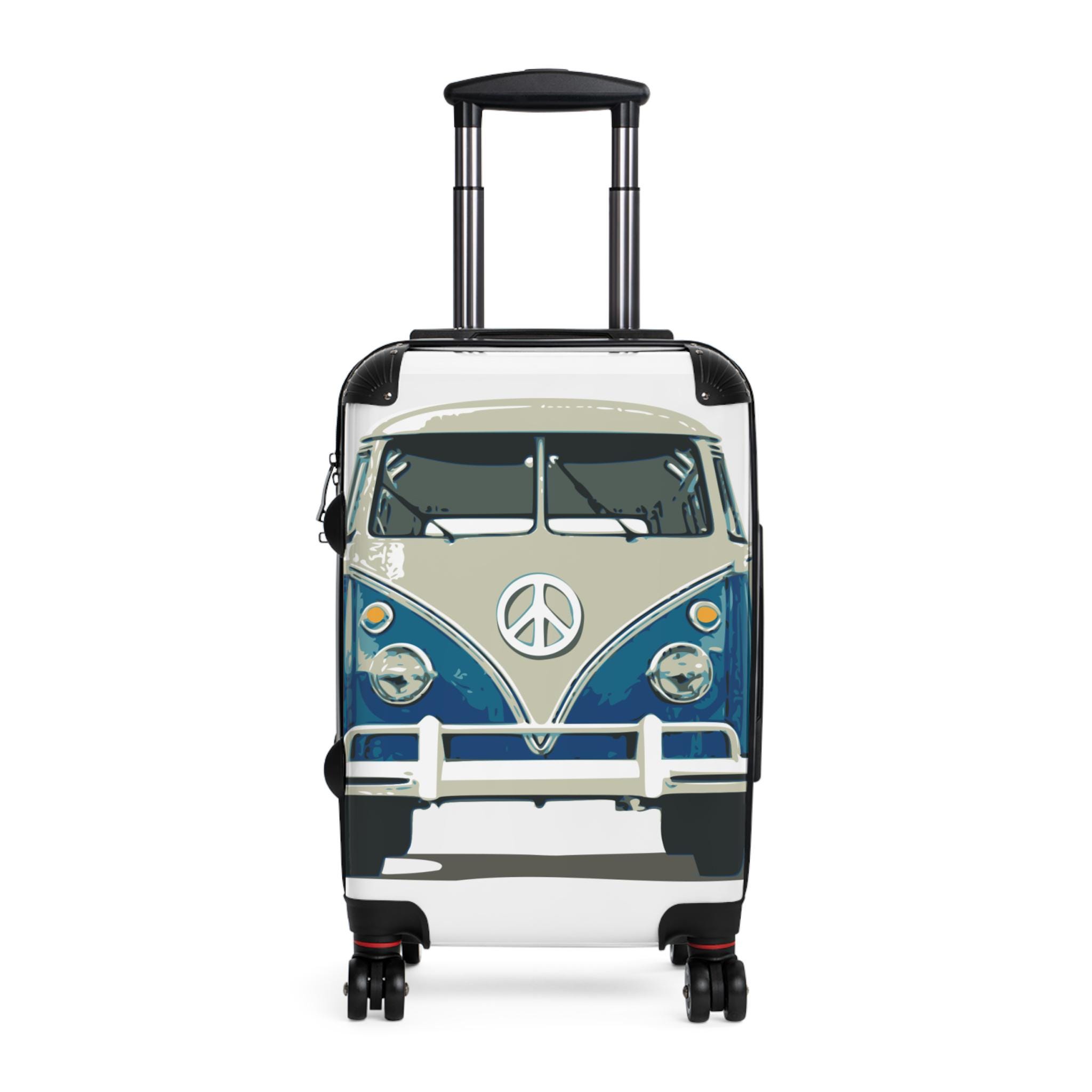 VW Van Suitcase Volkswagen Auto Luggage Decor Accessories Weekender ...