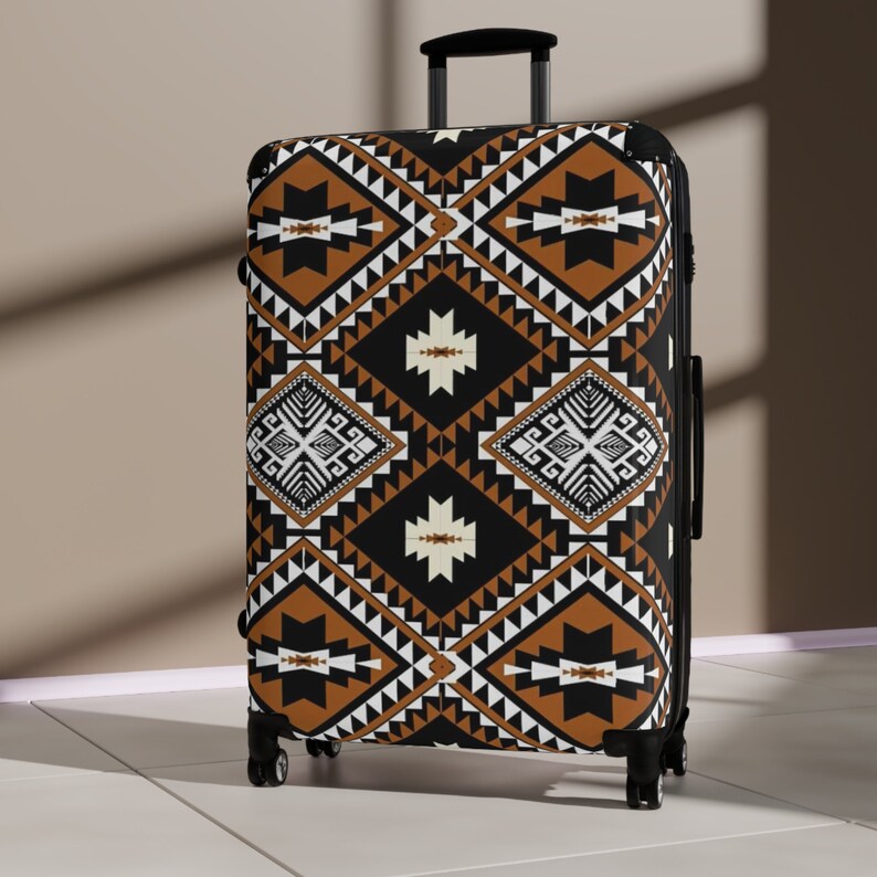 Southwestern, Navajo, Native American, Aztec, Western Suitcase/luggage ...