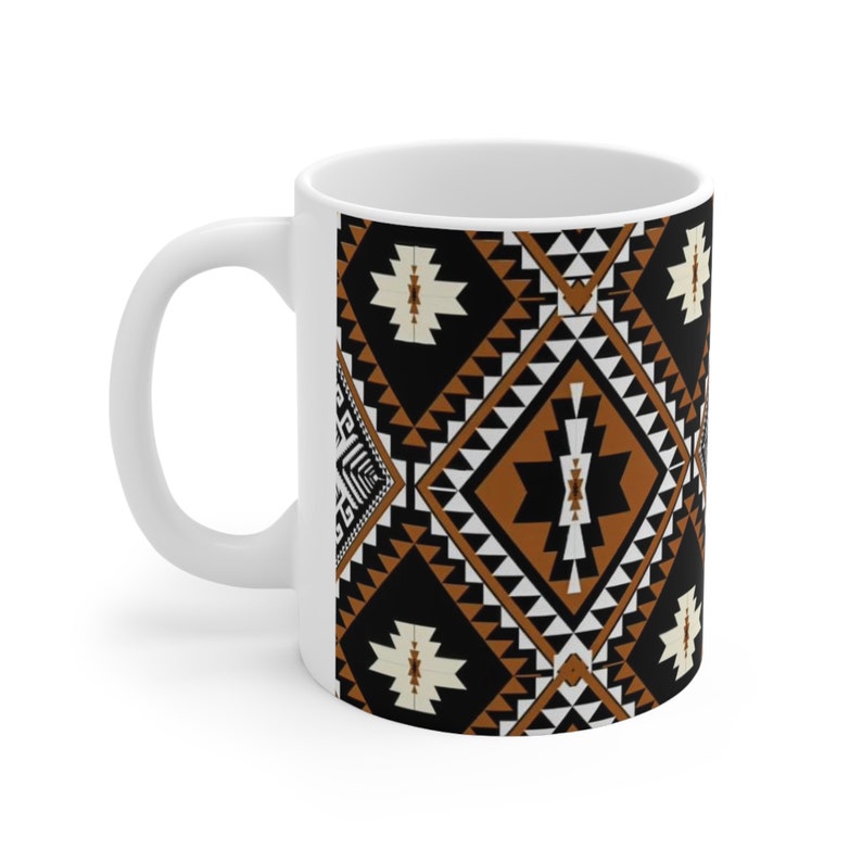 Southwestern Aztec Tribal Navajo Native American Western Coffee Mug ...