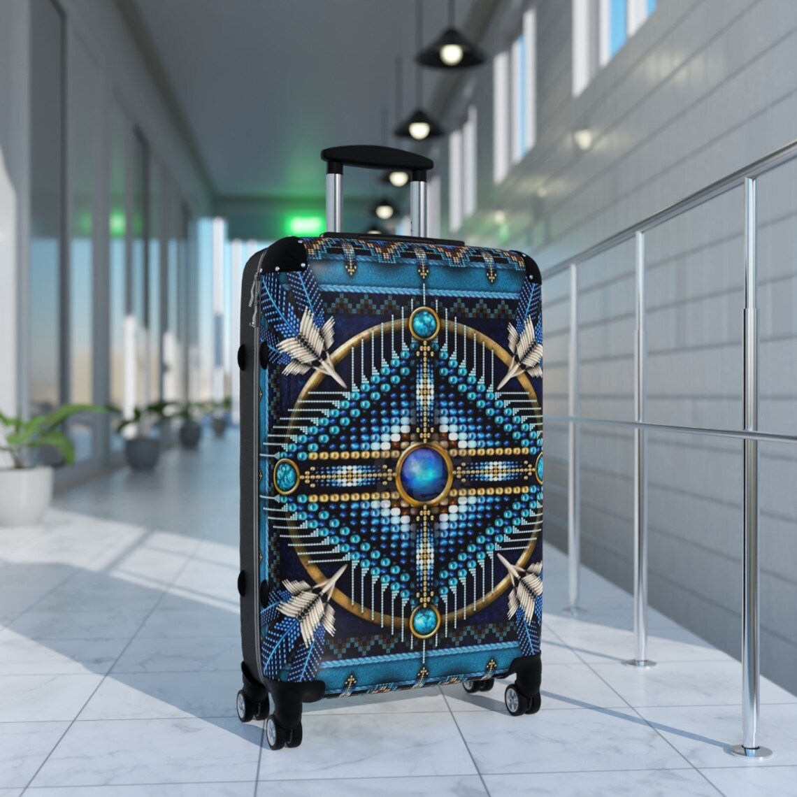 Navajo Suitcases Aztec Luggage Southwestern Travel Accessories Decor ...