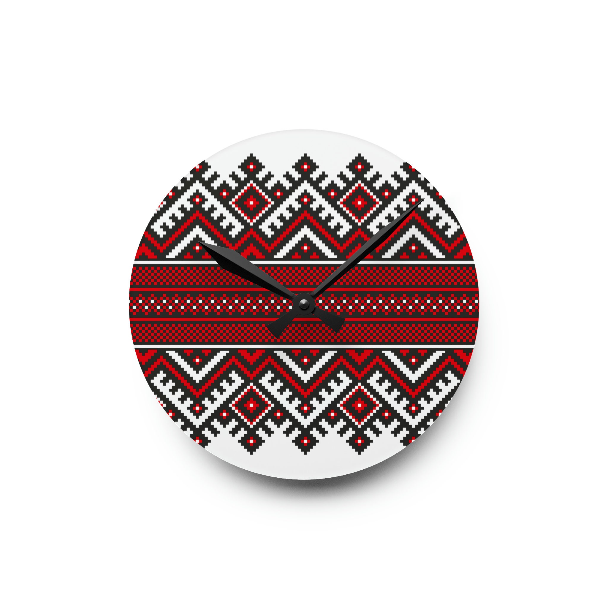 Southwestern Wall Clock/aztec Design/wall - Etsy