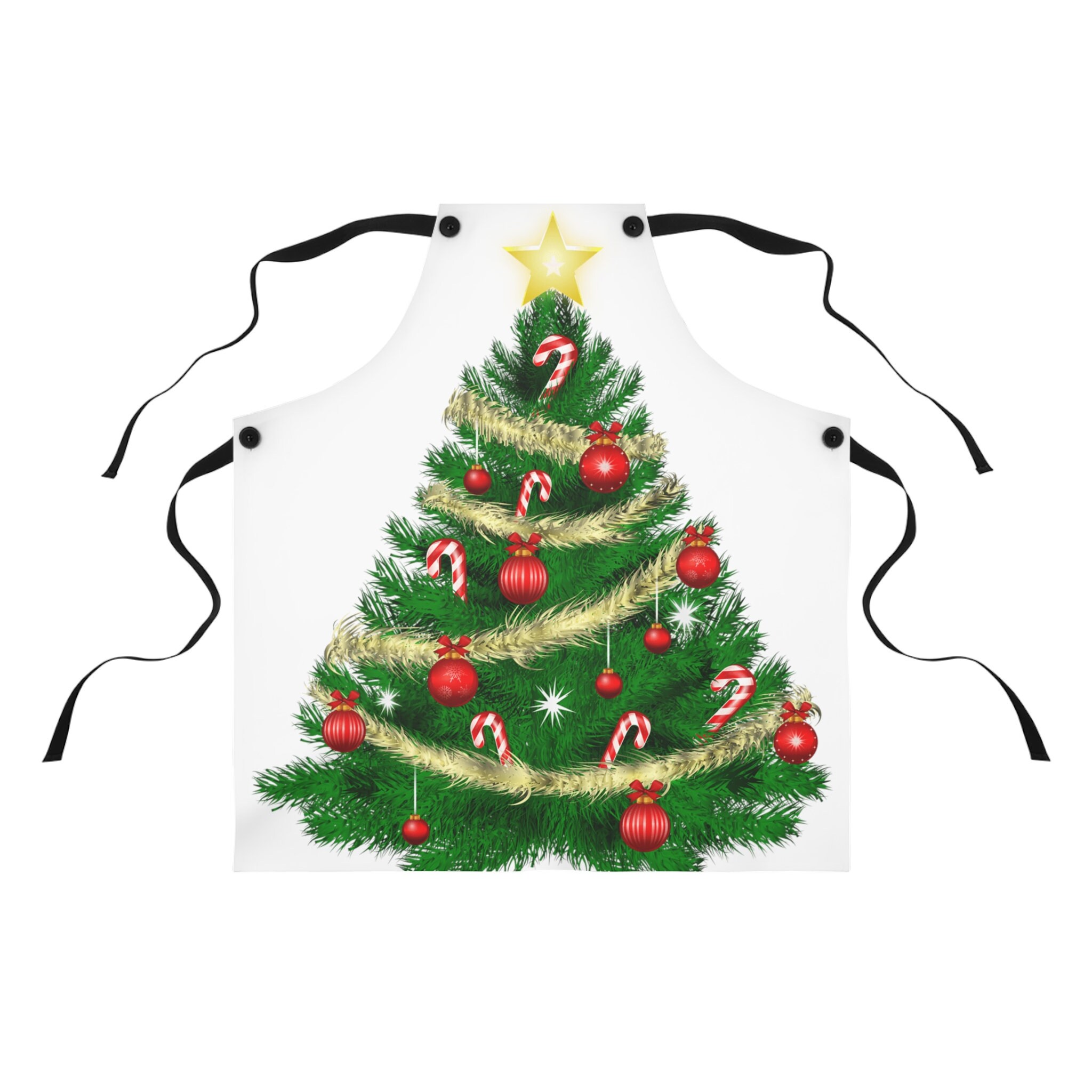 Christmas Tree Apron/santa Holiday Accessories Gifts & - Etsy