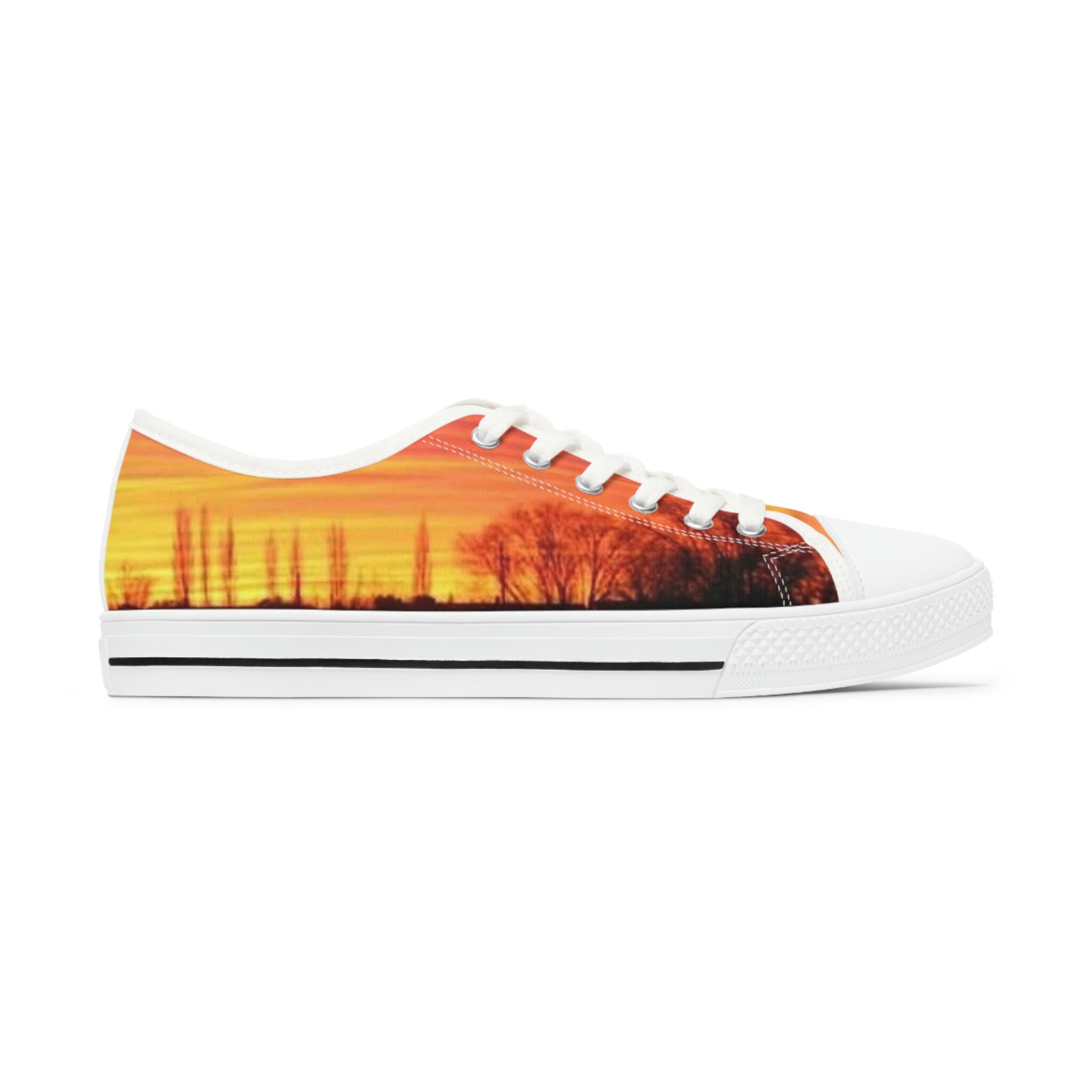 Womens Sneakers With Beautiful Sunset / Tennis Shoes / Athletic Shoes ...