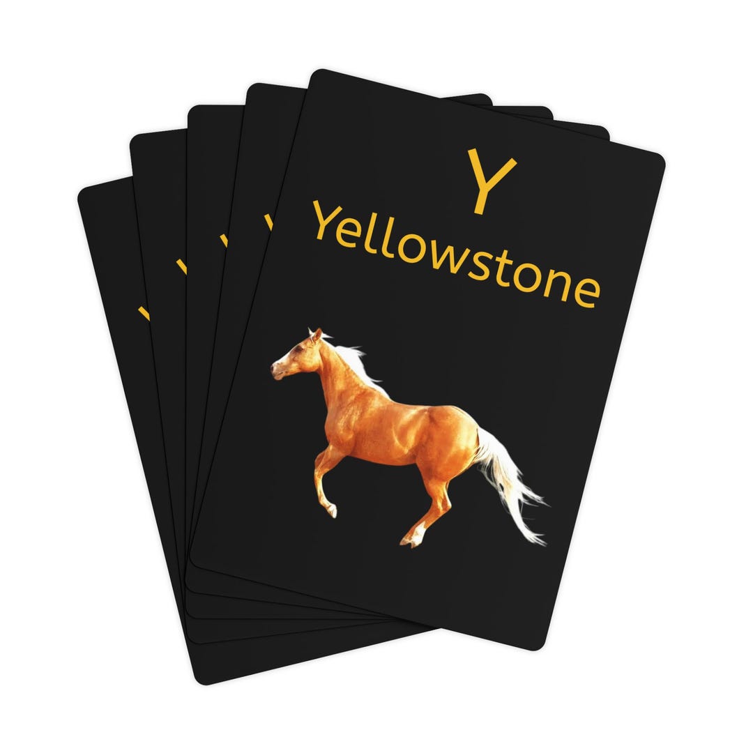 Poker Cards, Yellowstone Western Playing Cards, Collectible Deck of ...