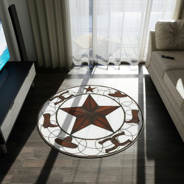 Western Area Rug - Etsy