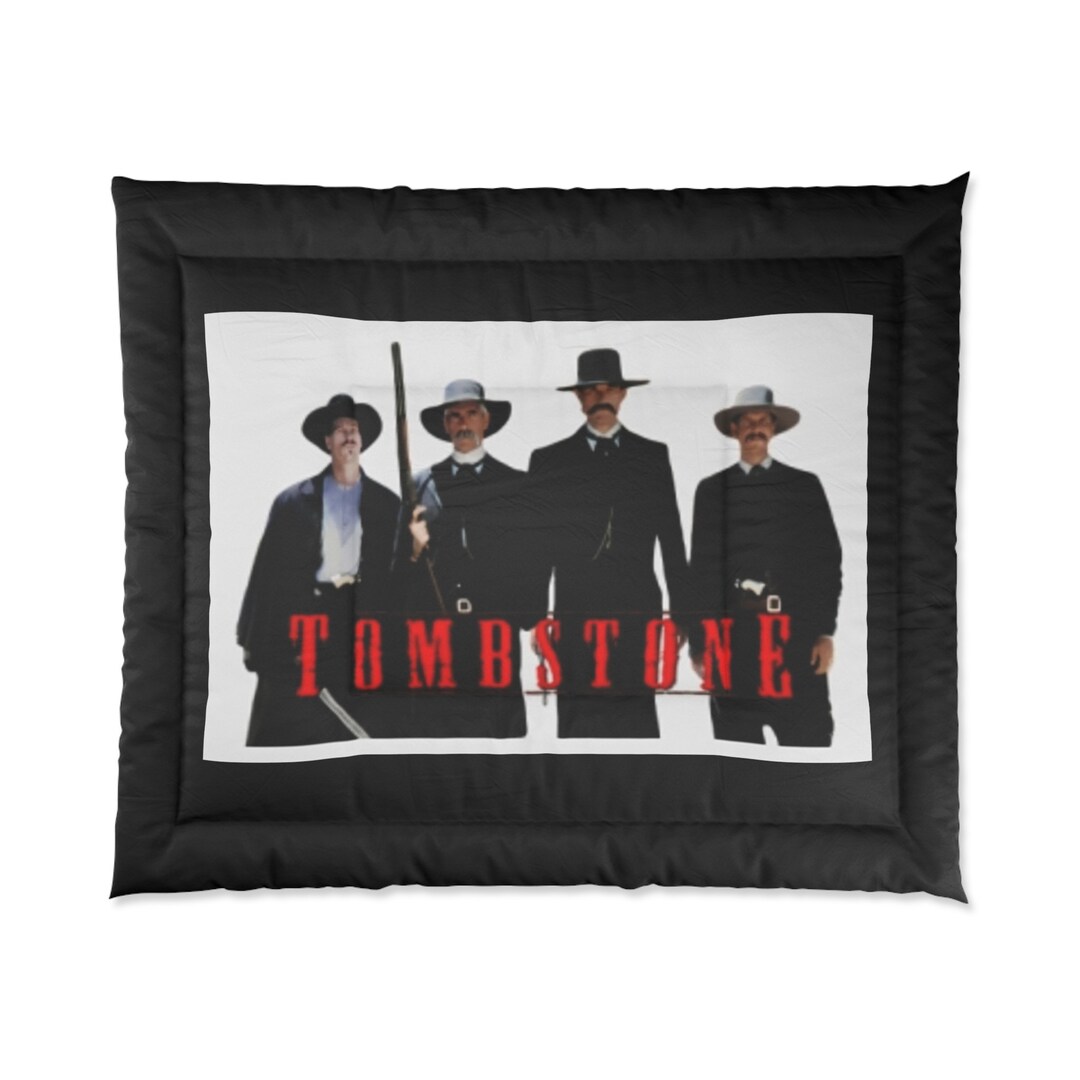 Tombstone Western Cowboy Cowgirl Comforter/bedroom Accessories Decor ...