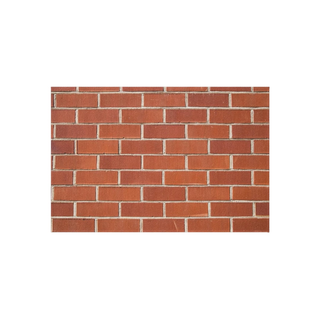Red Brick Wall Outdoor Rug Patio Accessoroes Decor Carpet BBQ Outdoor ...