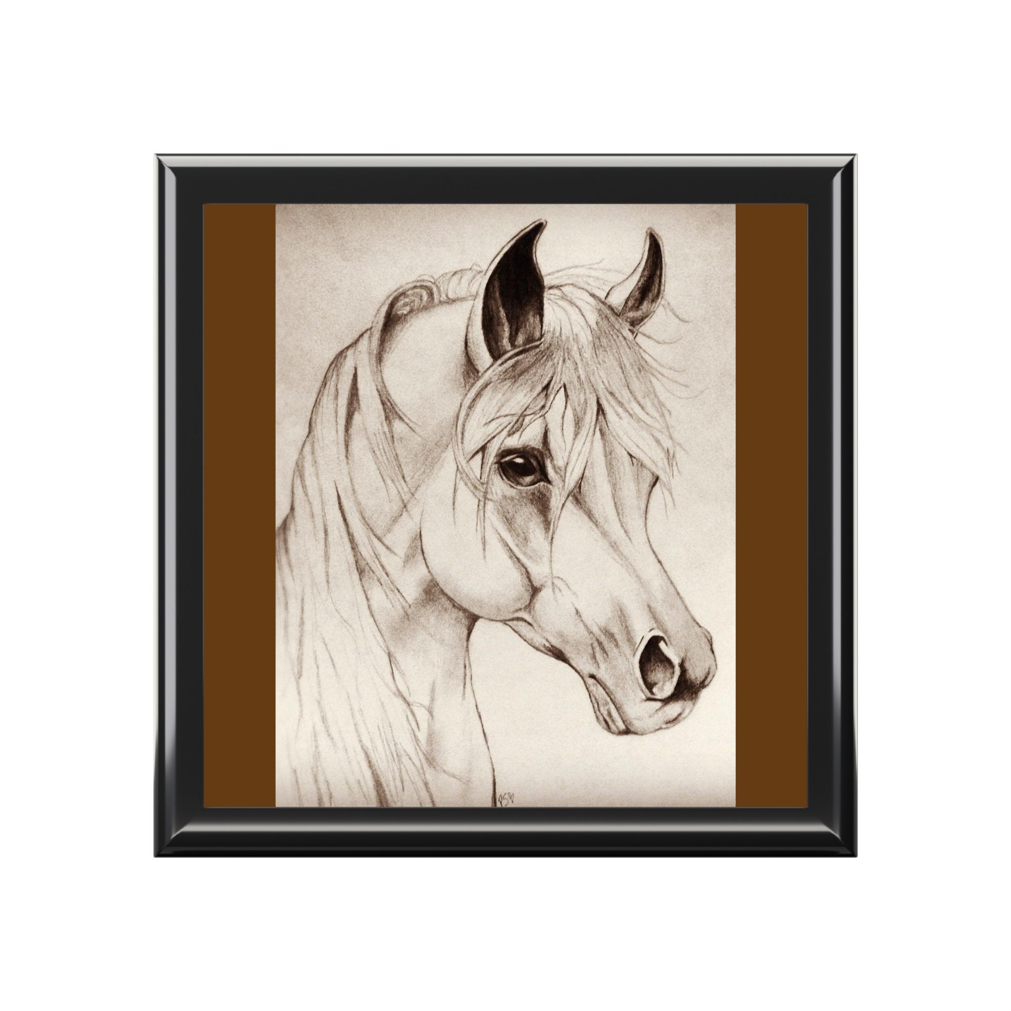 Arabian Horse Jewelry Box Cowgirl Keep Sake Box Earring Necklace Ring ...