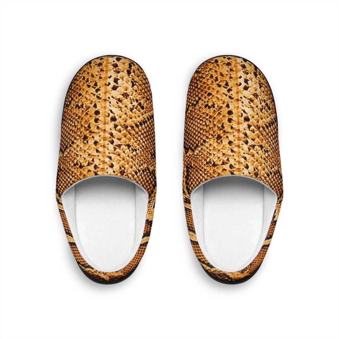 Mens Snake Skin Design Slippers House Shoes Footwear Slips Ons Gift for ...