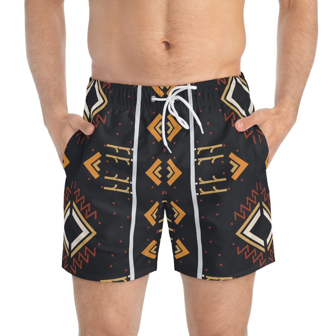 Men's Southwestern Swim Trunks Aztec Swim Suit Western Undergarments ...