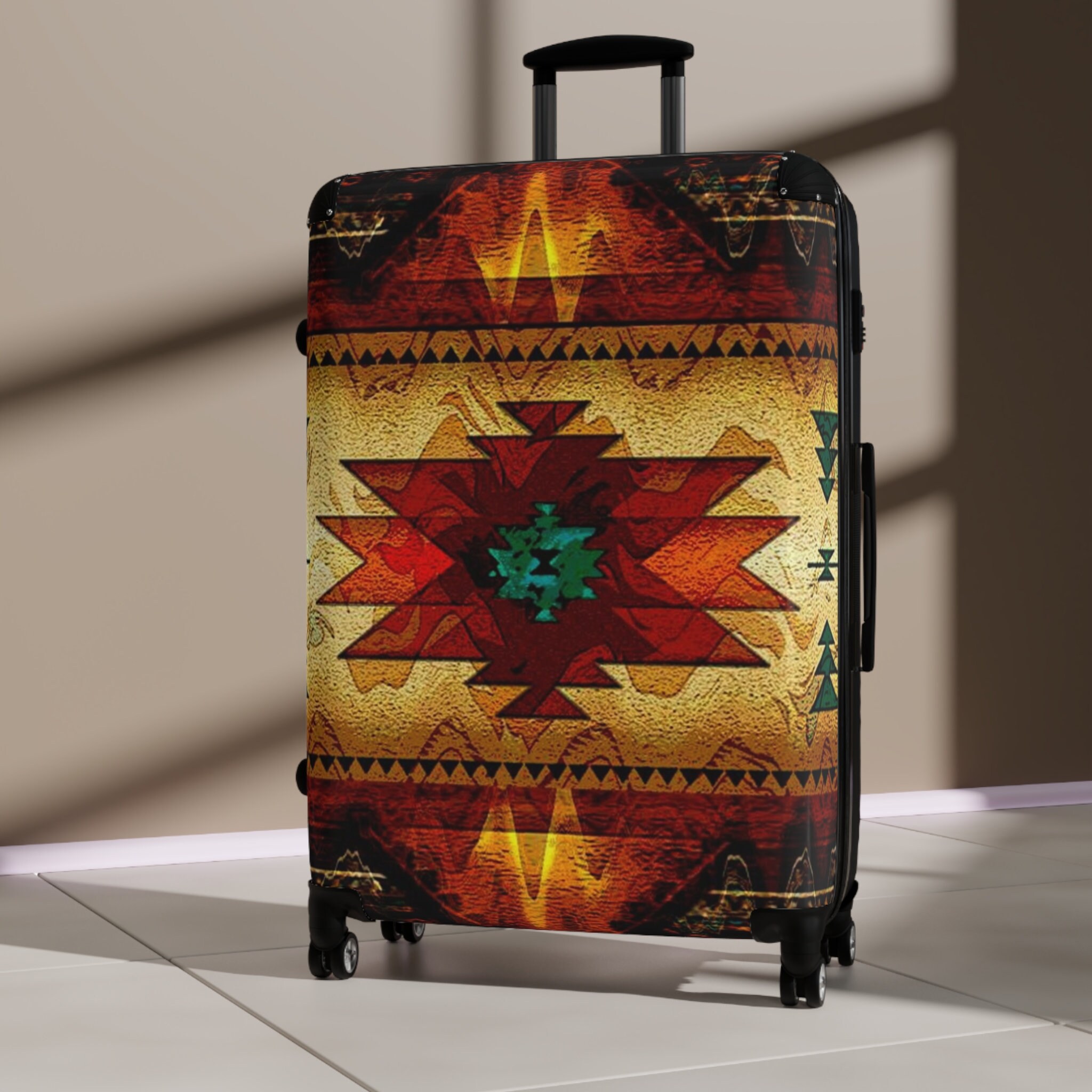 Western Suitcases Aztec Luggage Southwestern Navajo Travel Accessories ...