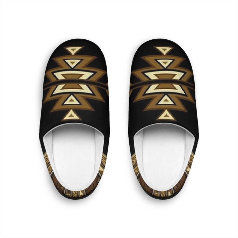 Mens Aztec Slippers Navajo Southwestern Tribal Native American Western ...