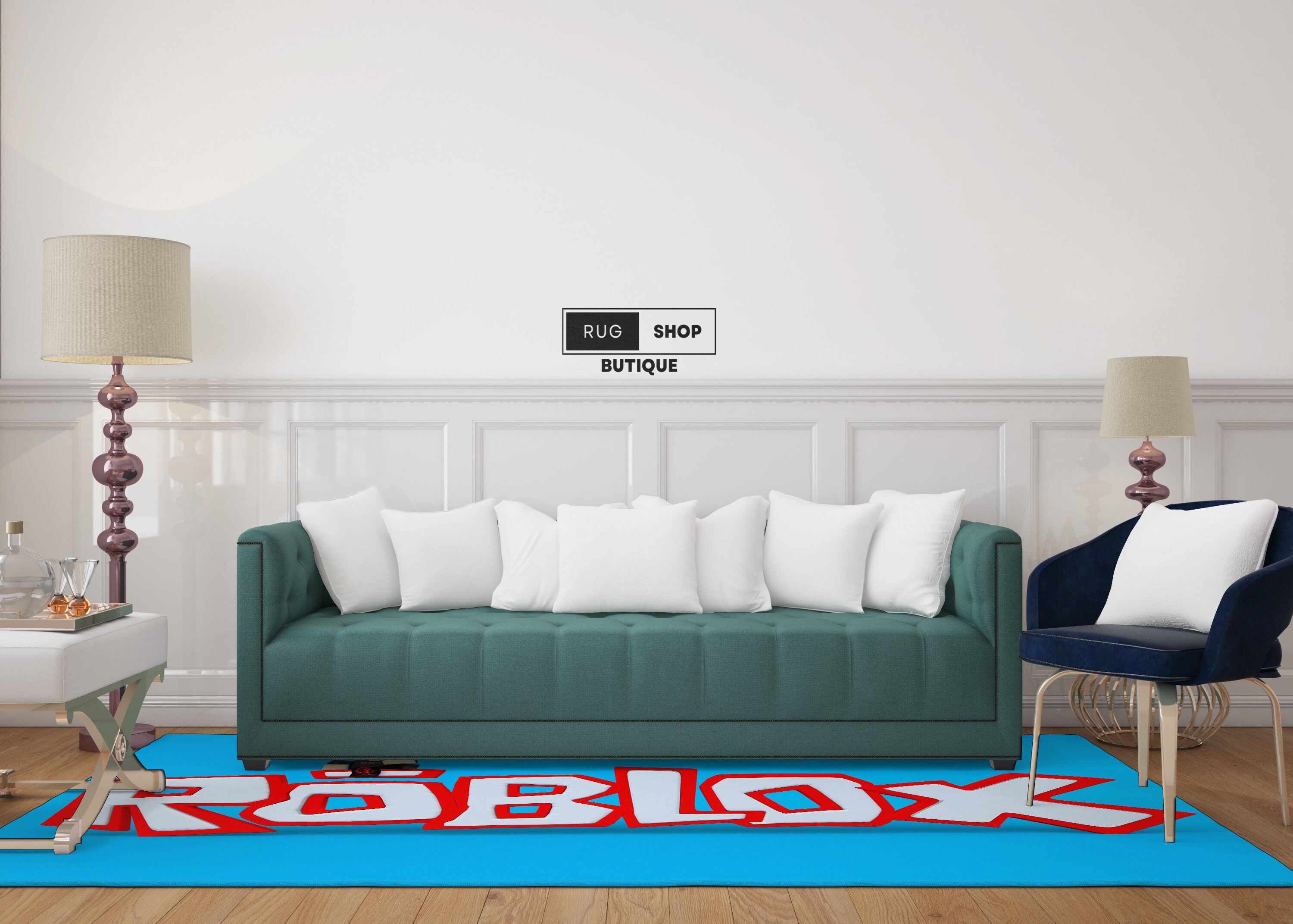 Roblox Design Rug, Animation Rug, Popular Rug, Modern Rug, Custom Rug ...