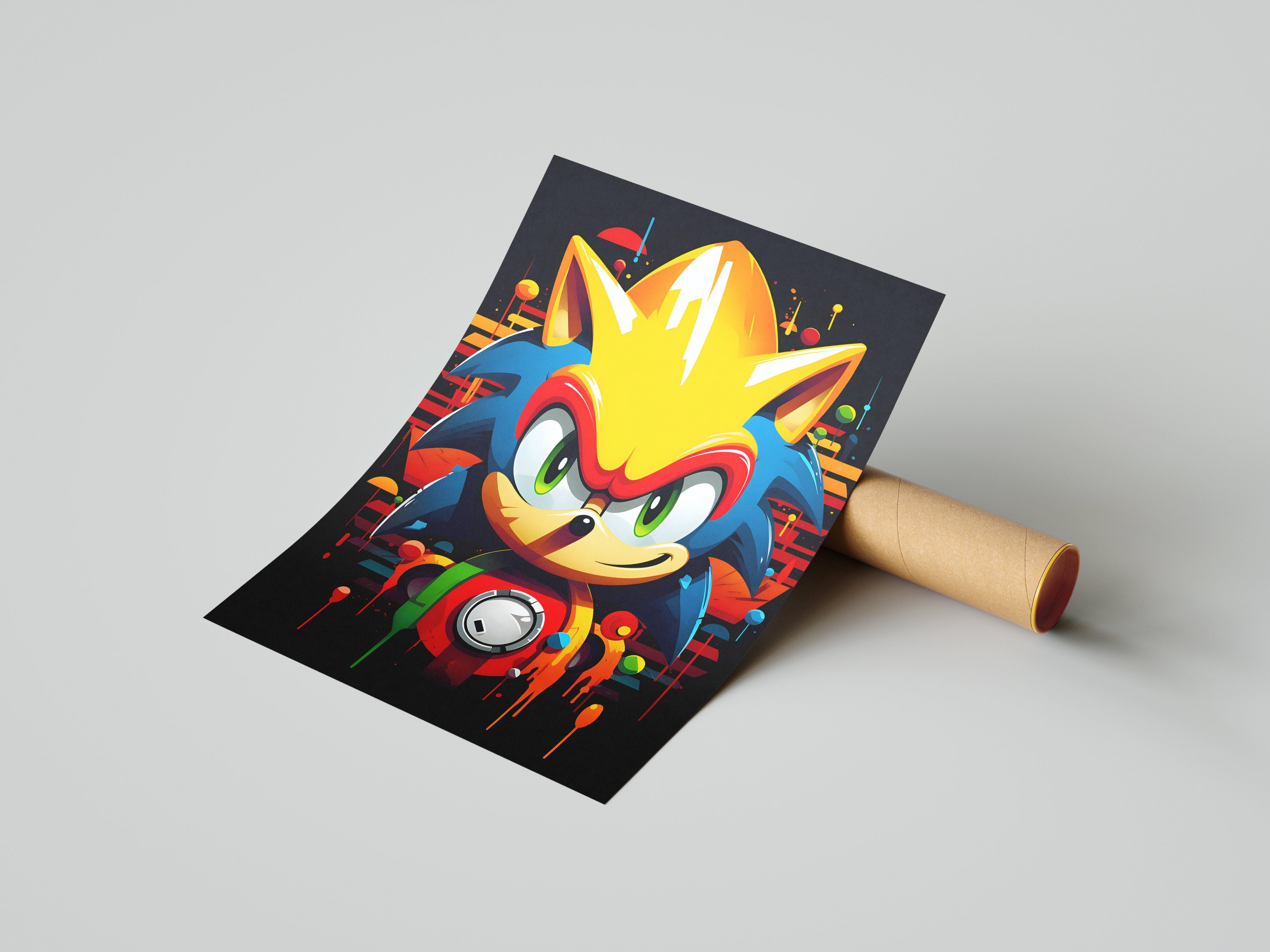Sonic Mania Poster Print Gaming Poster Room Decor Wall - Etsy
