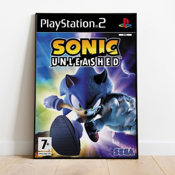 Sonic Game Poster - Etsy