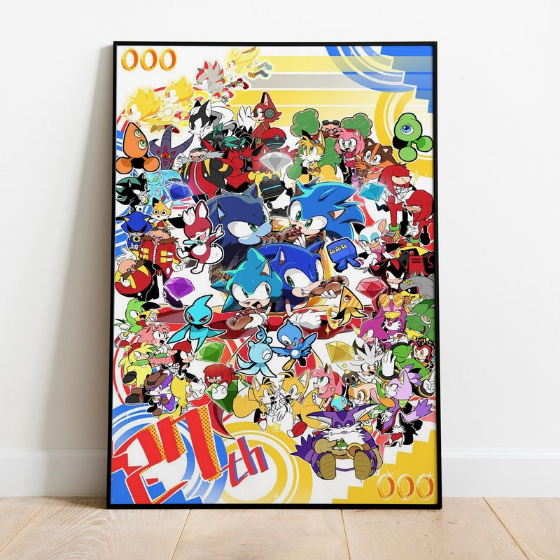 Sonic Poster - Etsy