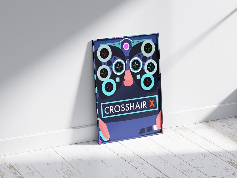 Crosshair X Poster Print | Gaming Poster | Room Decor | Wall Decor ...
