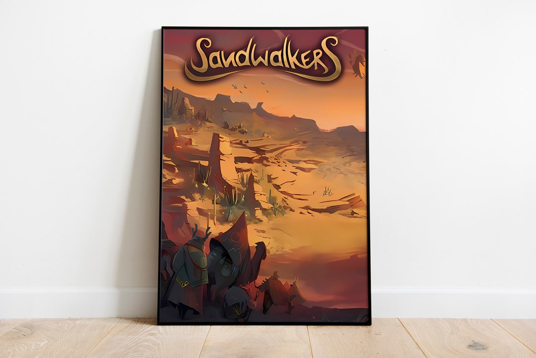 Sandwalkers Poster Print | Gaming Poster | Room Decor | Wall Decor ...