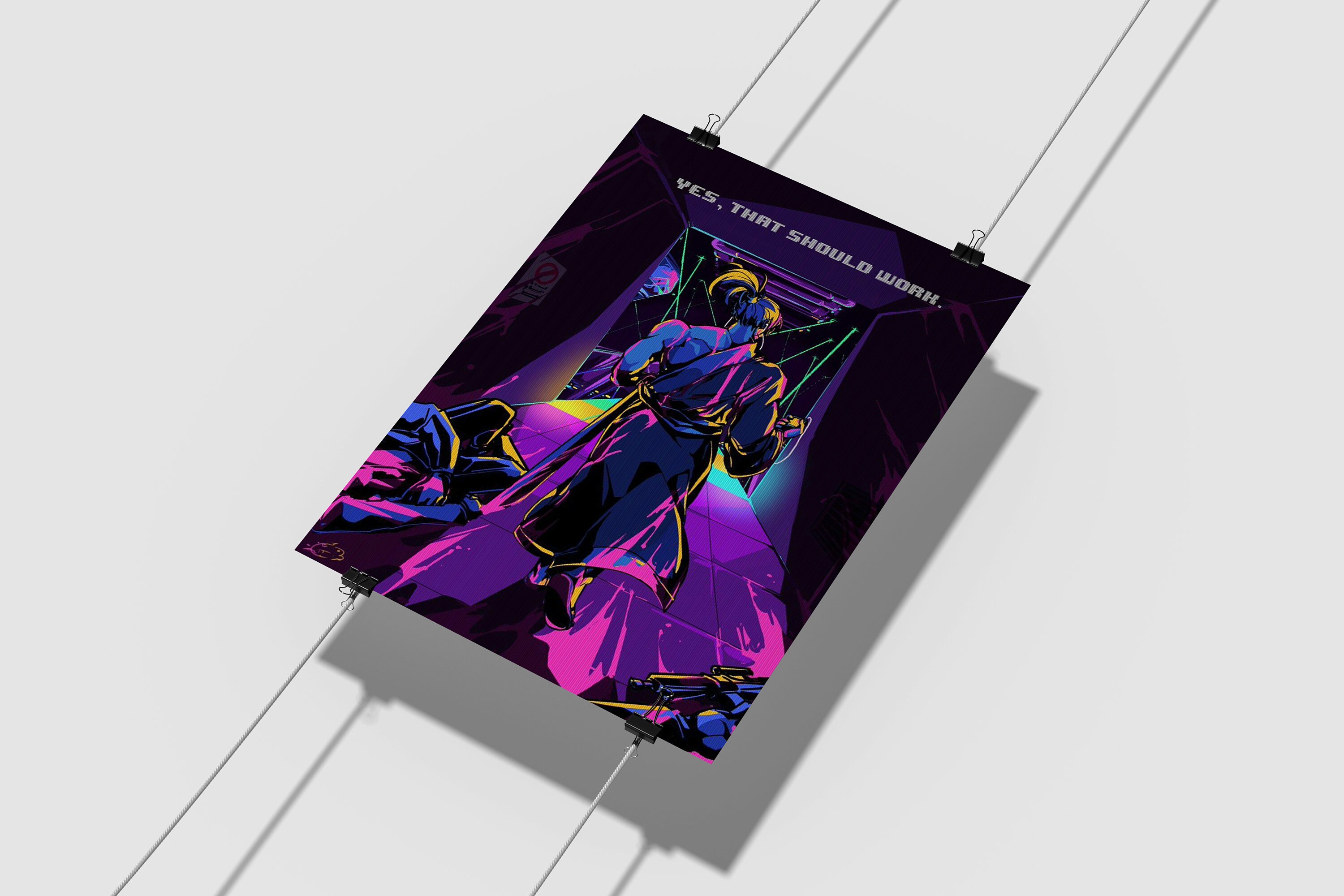 Katana Zero Poster Print | Gaming Poster | Room Decor | Wall Decor ...