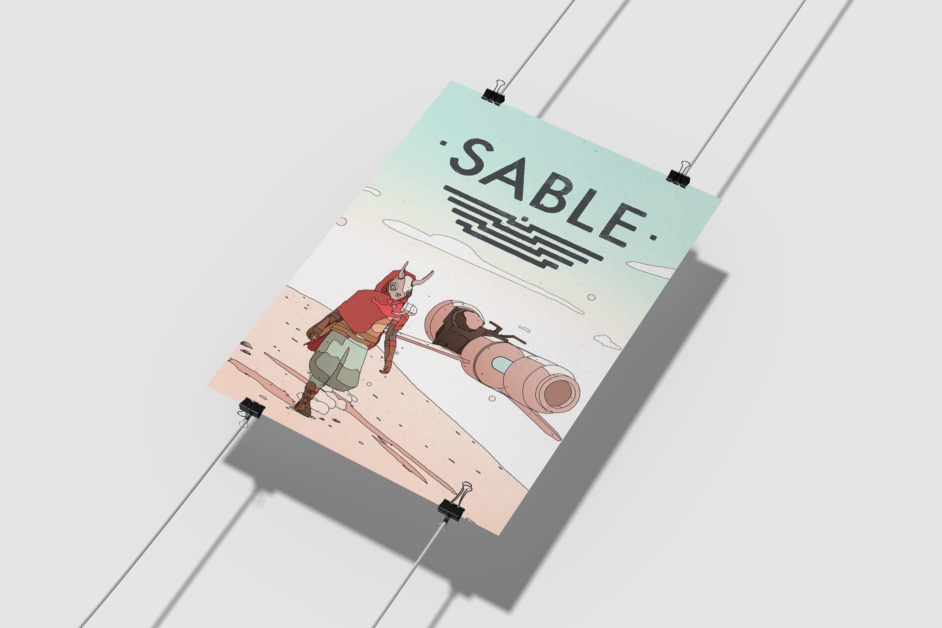 Sable Poster Print Gaming Poster Room Decor Wall Decor Gaming Decor ...