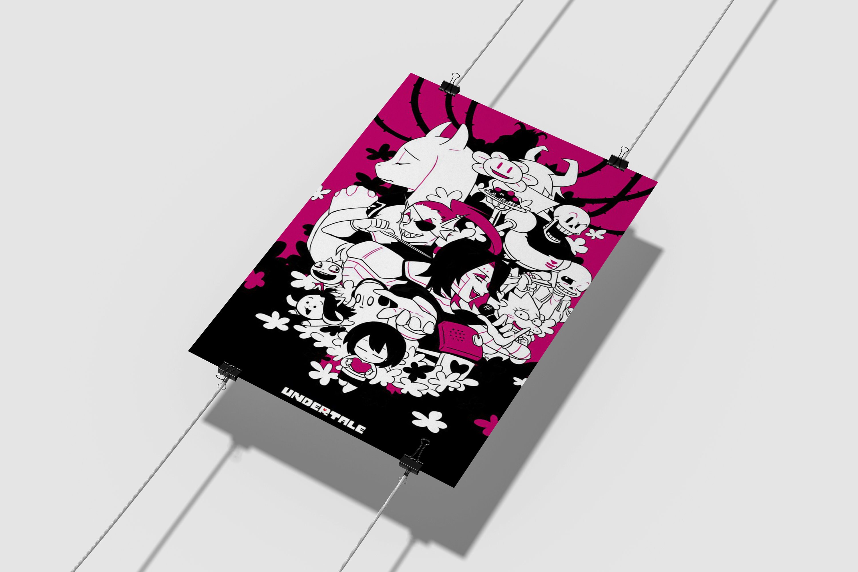 Undertale Poster Print Gaming Poster Room Decor Wall Decor Gaming Decor ...