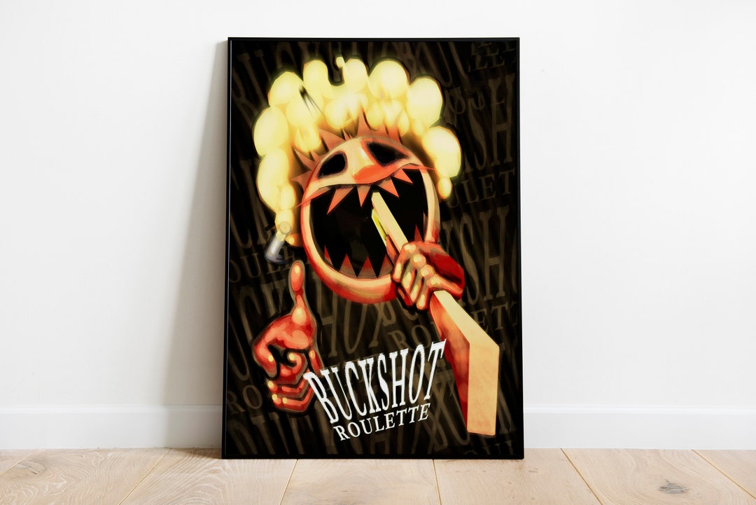 Buckshot Roulette Poster Print | Gaming Poster | Room Decor | Wall ...