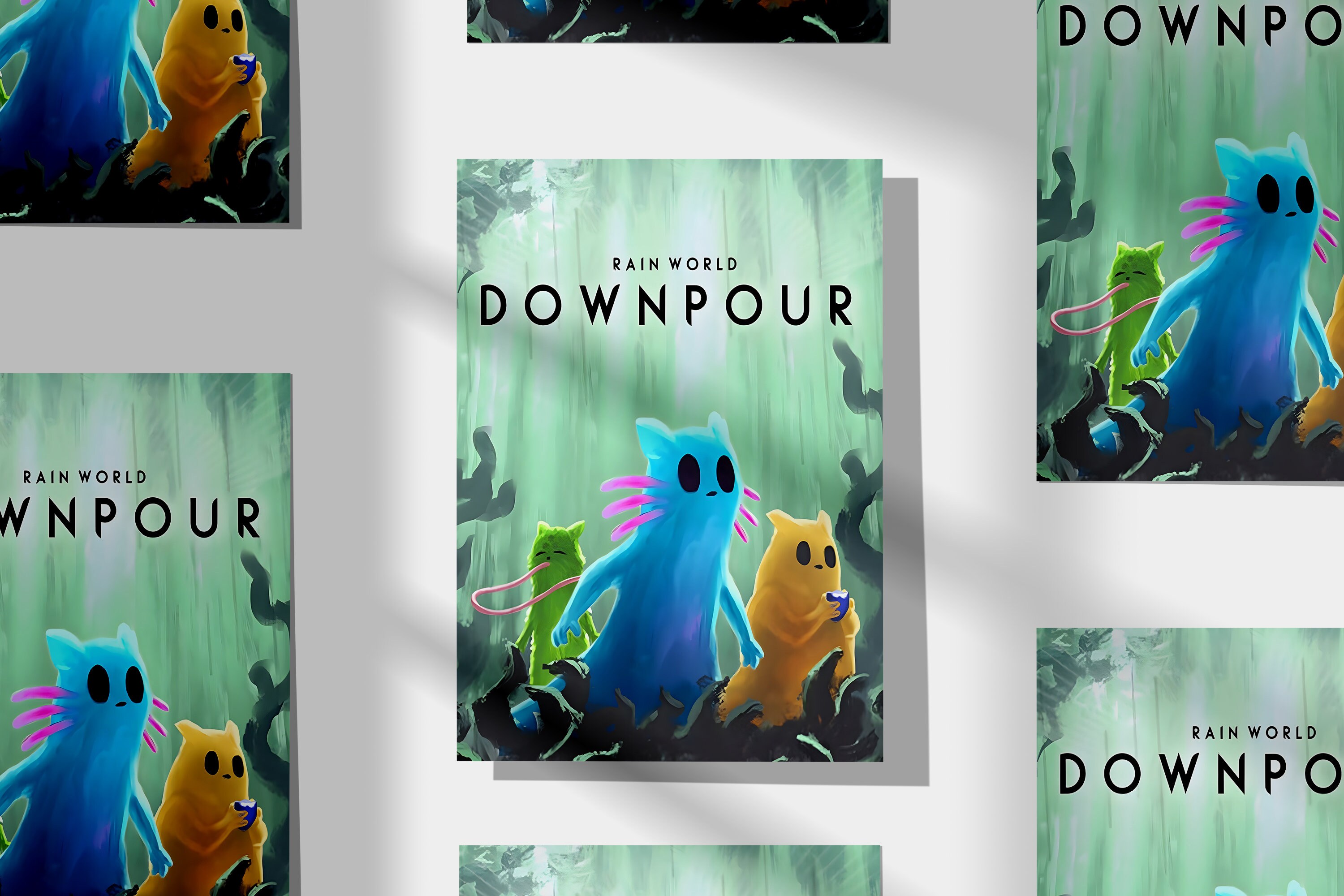 Rain World Poster Print | Gaming Poster | Room Decor | Wall Decor ...