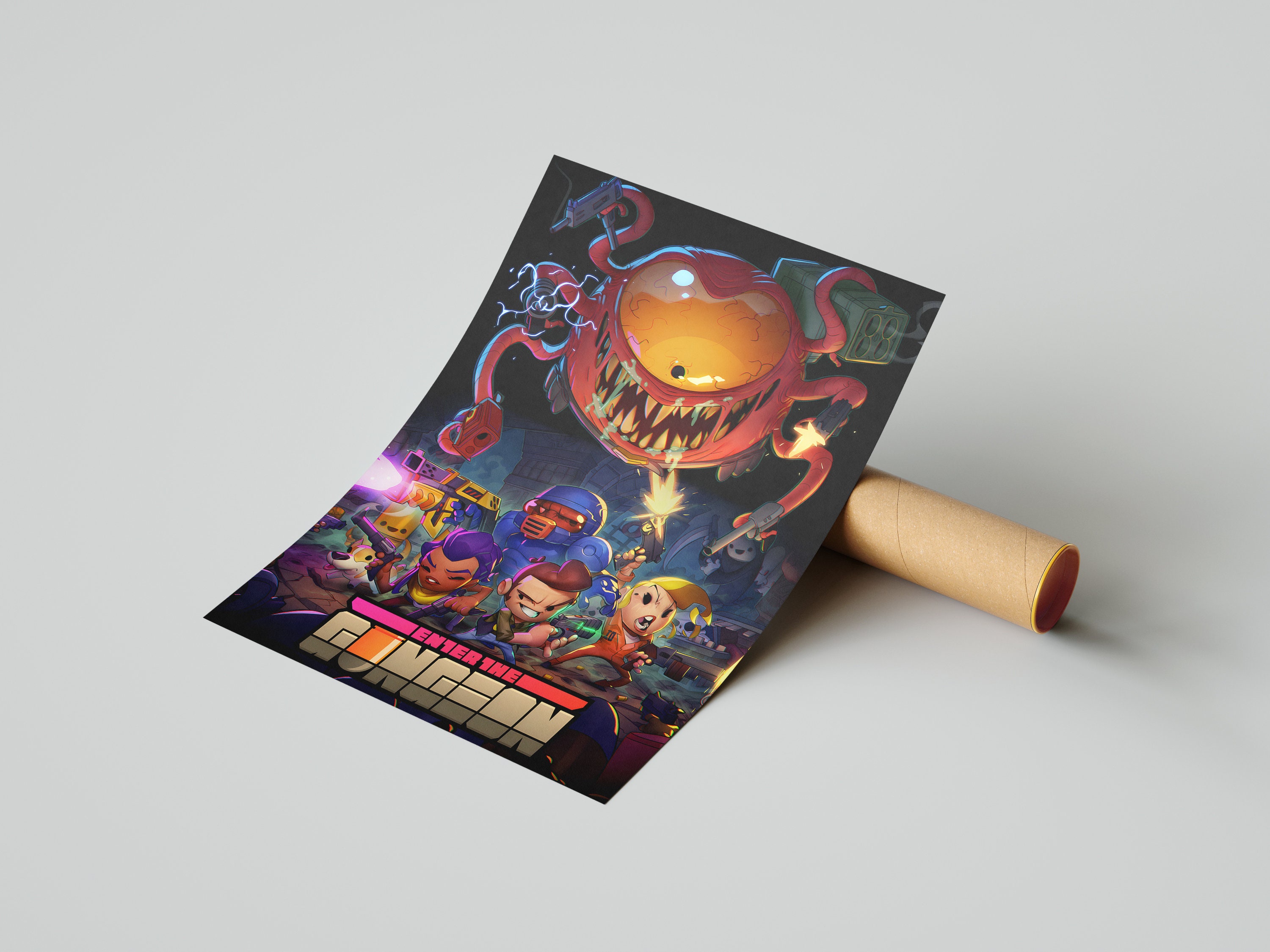 Enter the Gungeon Poster Print Gaming Poster Room Decor Wall Decor ...