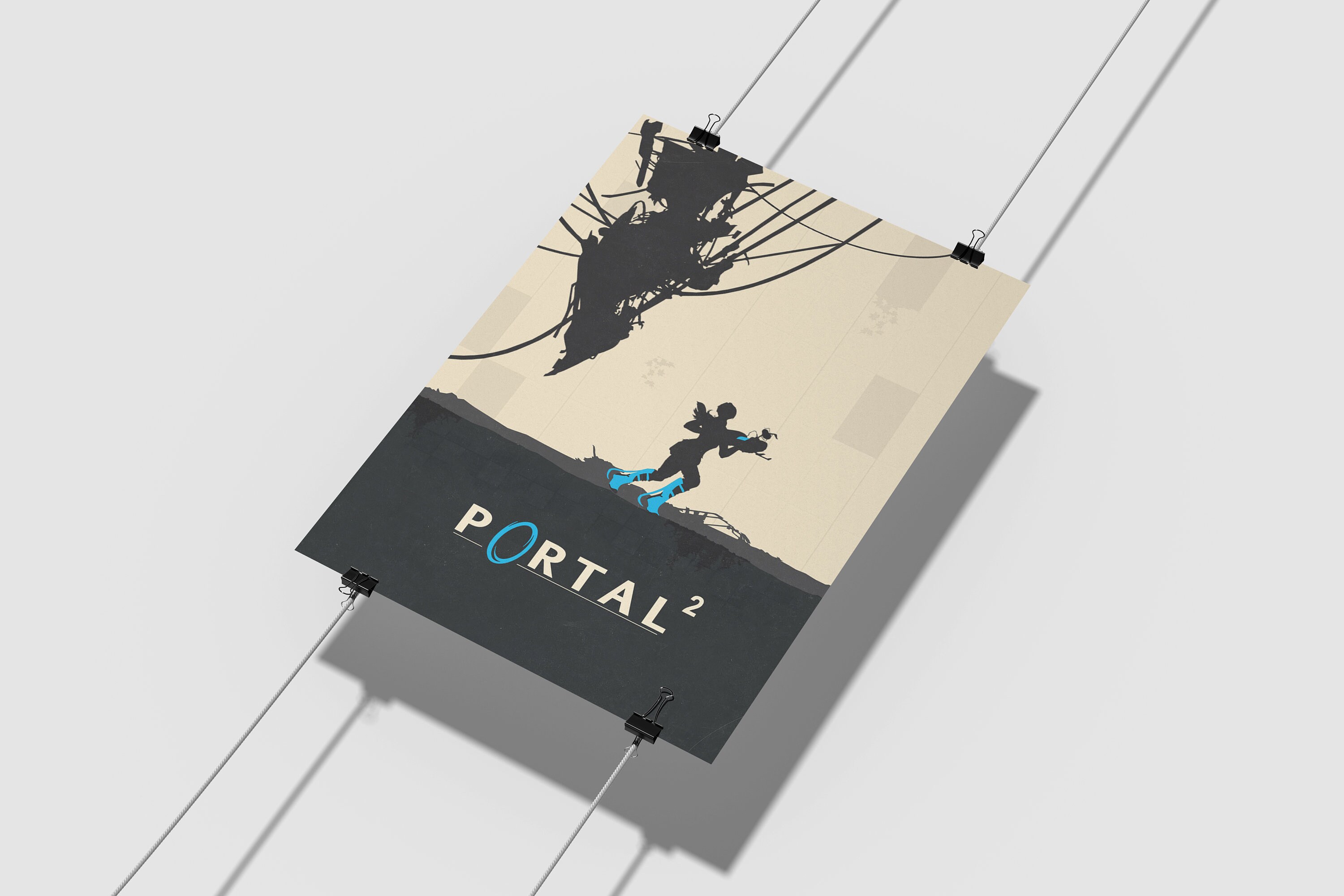 Portal 2 Poster Print Gaming Poster Room Decor Wall Decor Gaming Decor ... Portal 2 Poster Print Gaming Poster Room Decor Wall Decor Gaming Decor ...