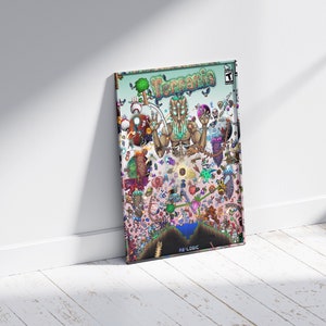 Terraria Poster Print | Gaming Poster | Room Decor | Wall Decor ...