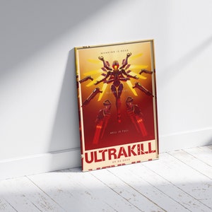 Ultrakill Poster Print | Gaming Poster | Room Decor | Wall Decor ...