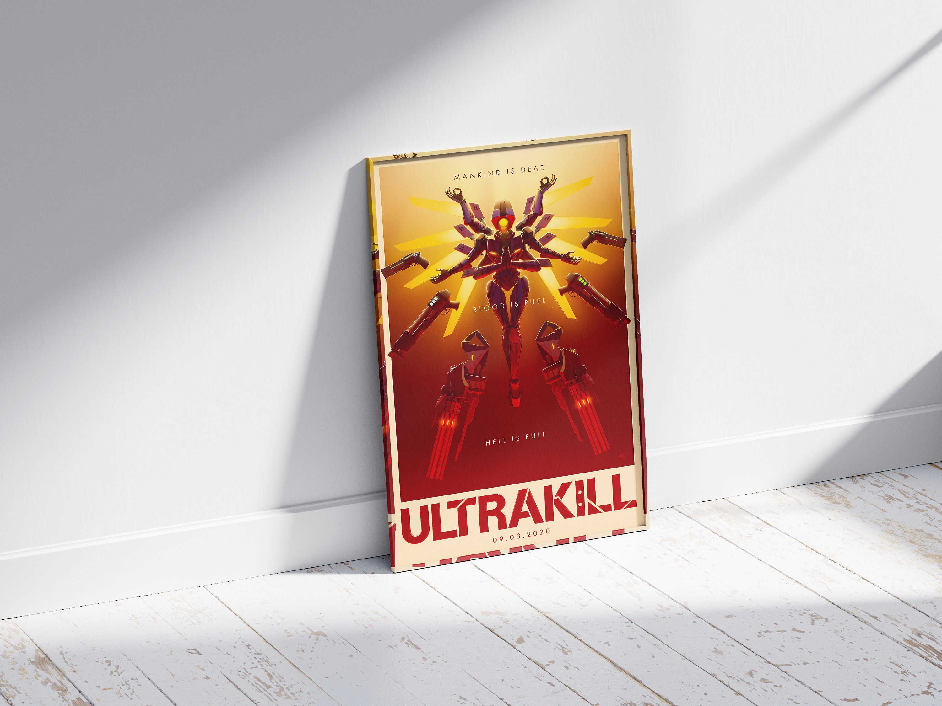 Ultrakill Poster Print | Gaming Poster | Room Decor | Wall Decor ...