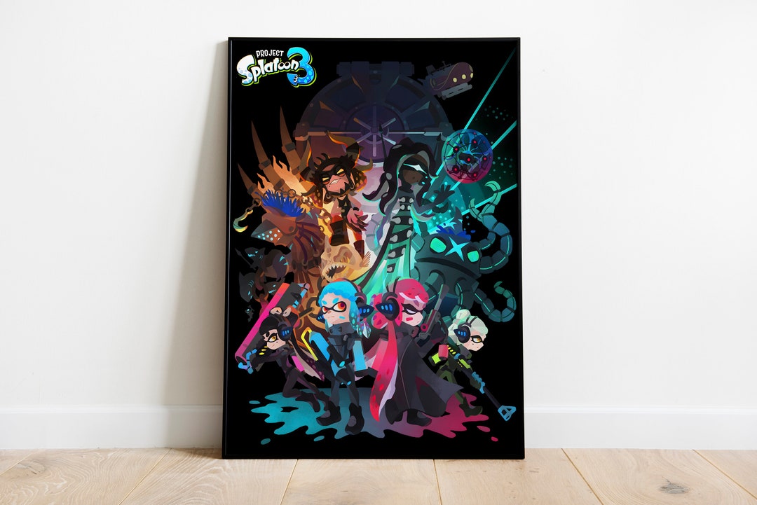 Project Splatoon 3 Poster Print | Gaming Poster | Room Decor | Wall ...