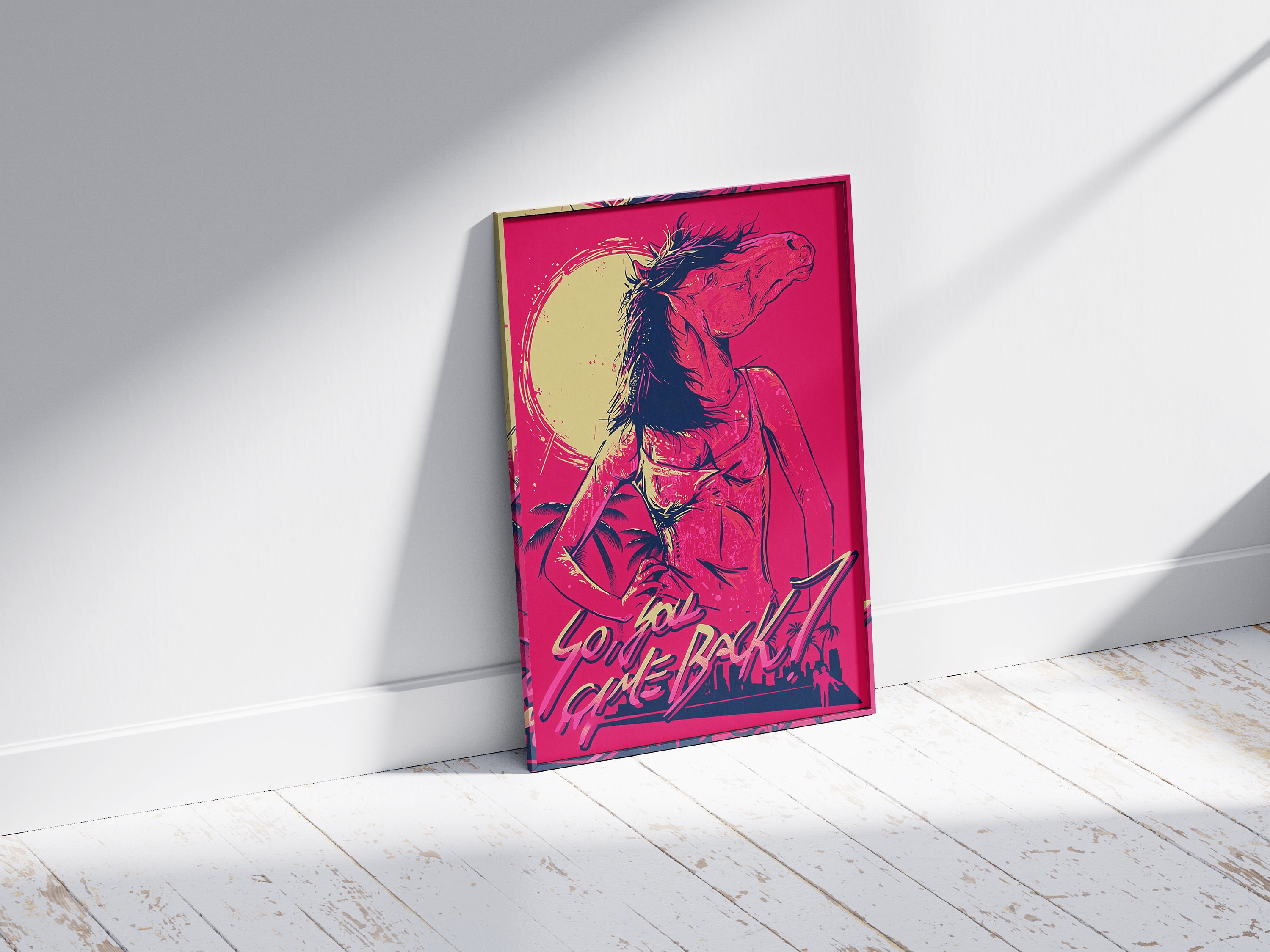 Hotline Miami Poster Print Gaming Poster Room Decor Wall - Etsy