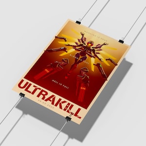 Ultrakill Poster Print | Gaming Poster | Room Decor | Wall Decor ...