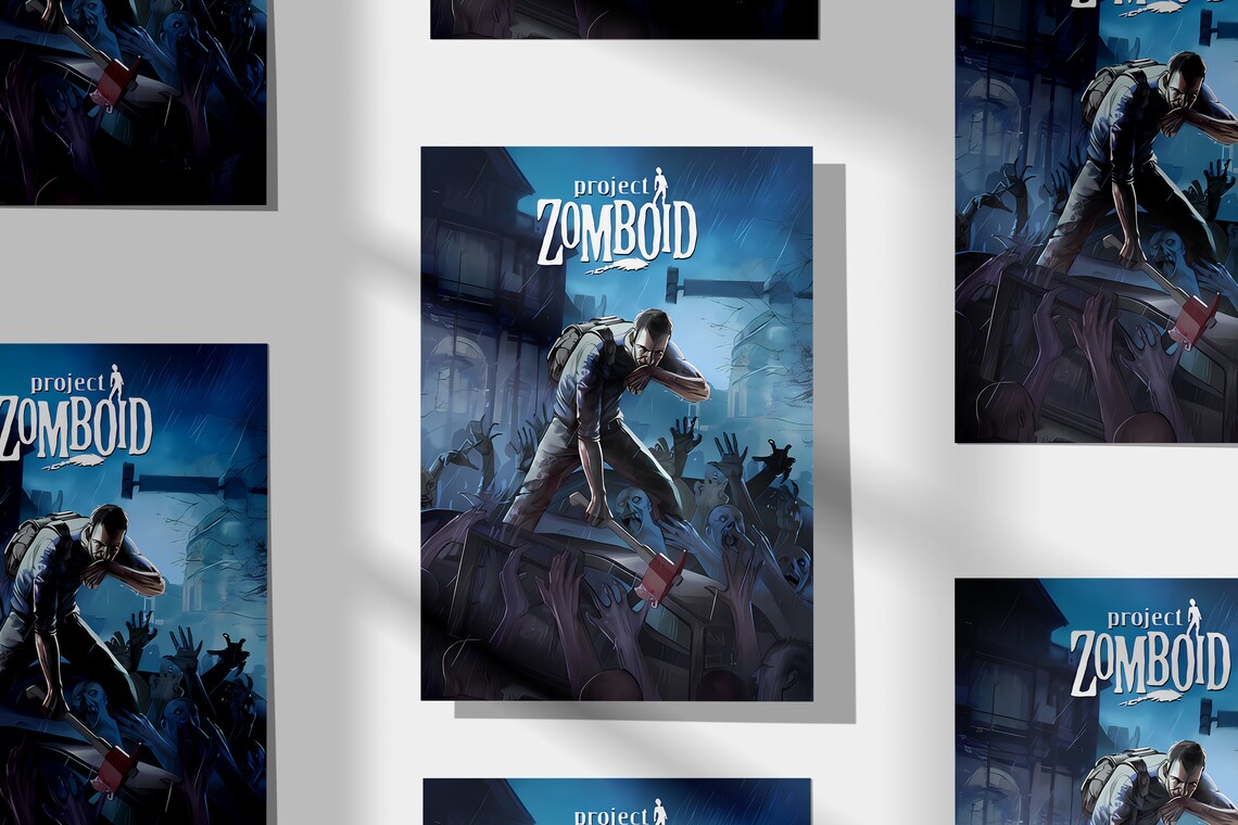 Project Zomboid Poster Print | Gaming Poster | Room Decor | Wall Decor ...