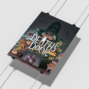 Death's Door Poster Print | Gaming Poster | Room Decor | Wall Decor ...