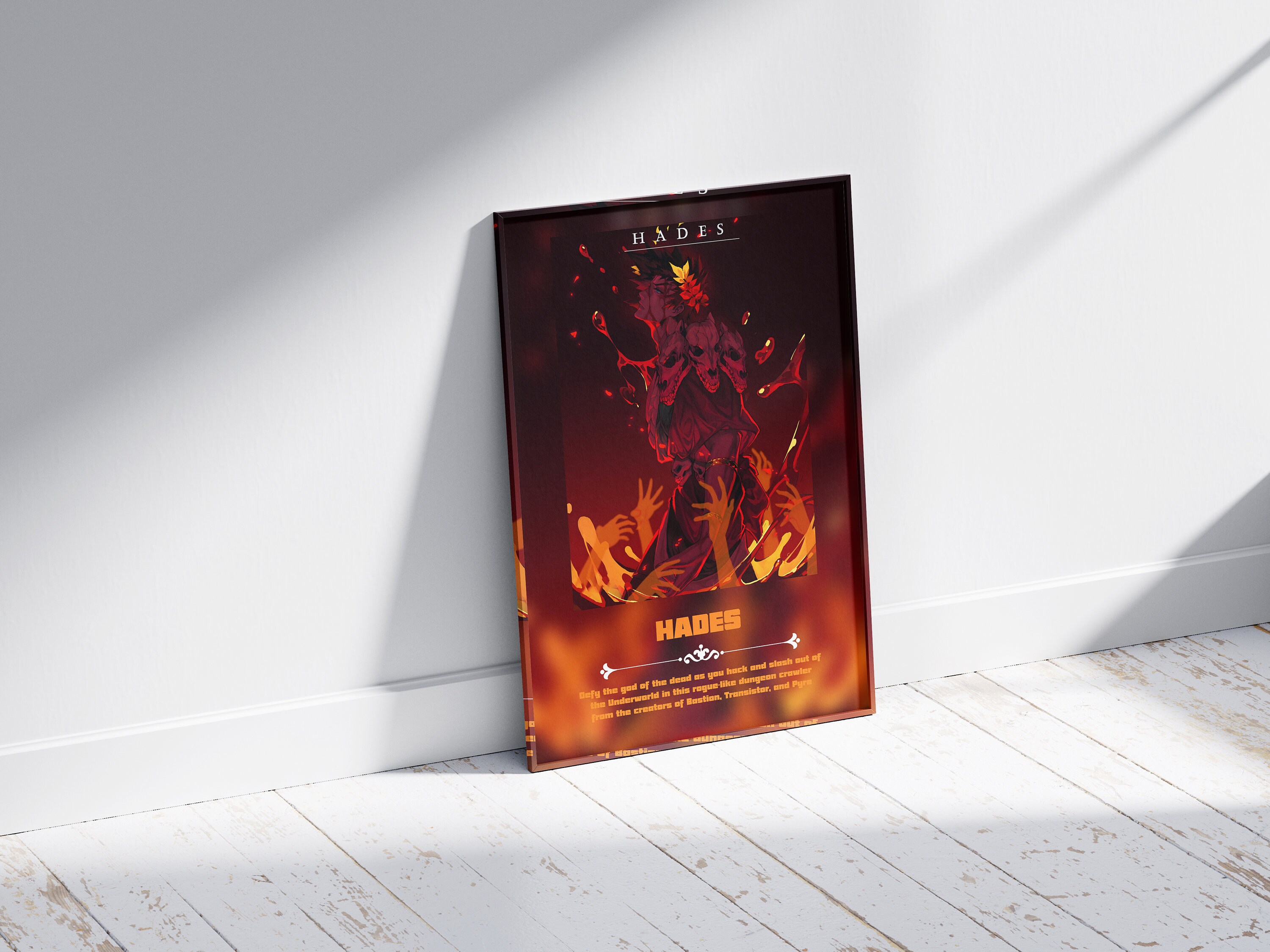 Hades Poster Print Gaming Poster Room Decor Wall Decor - Etsy
