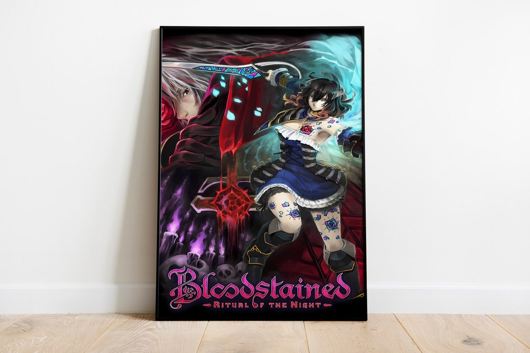 Bloodstained Poster Print | Gaming Poster | Room Decor | Wall Decor ...