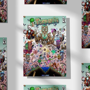 Terraria Poster Print | Gaming Poster | Room Decor | Wall Decor ...